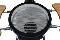China Shiny Black Color 39cm 15 Inch Kamado Grill Charcoal Kitchenware for sale