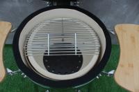 China Charcoal Ceramic 18 Inch Kamado Grill Green Color 48cm for sale