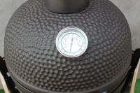 China 20 Inch Ceramic Kamado Grill Outdoor Matte Black Color 51cm for sale