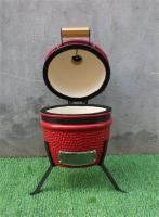 China Kitchenware 13 Inch Ceramic Barbecue Grill Outdoor Red for sale