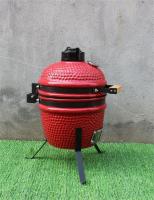 China Kitchenware 13 Inch Ceramic Barbecue Grill Outdoor Red for sale