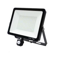 China 10000lm Security PIR LED Flood Lights 3000K 4500K 6500K Motion Sensor for sale