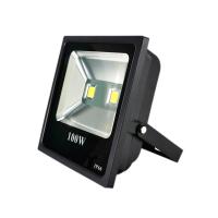 China Black Body DC48V High Power LED Flood Light COB Chip IP66 50w 200w With Daylight Sensor for sale
