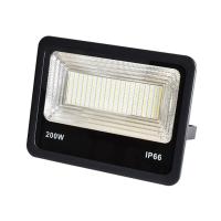 China PIR Reflector Led Flood Light 200W 20000lm Black White Aluminum Body for sale