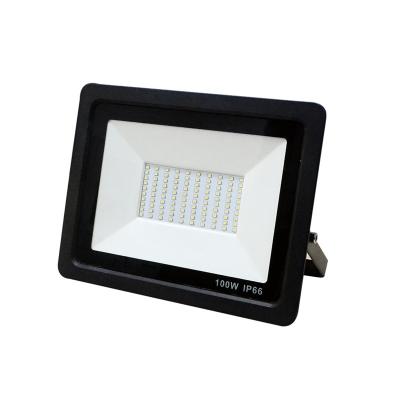 China 100W 9000 Lumens LED Flood Lighting with White / Black Aluminum for sale