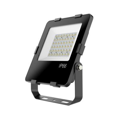 China 0-10V Dimmable Industrial LED Floodlights 30W To 200W IK08 Black Aluminum for sale