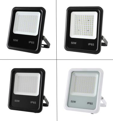 China 150lm/W LED SMD Flood Light Outdoor Lighting IP65 with Black White Frame for sale