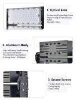 China Soccer Tennis Stadium Reflector Lamp Floodlight Spot Led 600 500 300 Watts Outdoor Module Flood Light Aluminum Case IP65 for sale