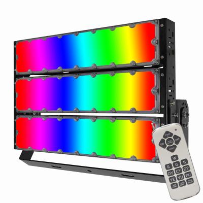 China 600W RGB Color Changing LED Floodlight with Remote Control or DMX for sale