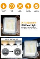 China Switchable LED Floodlight 3000K/4000K/6500K for sale