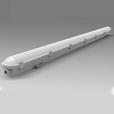 China 5FT 60W LED Tri Poof Light 1500x80x72mm High Performance 1-10V / Dali Dimming / Sensor for sale