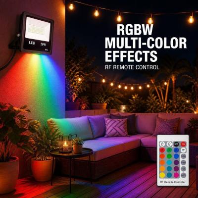 China Remote Control RGBW Outdoor Led Floodlight 150W for Landscape Lighting for sale