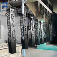China Stadiums Aluminium Exterior Wall Cladding 1mm / 2mm Thickness Column Cover for sale