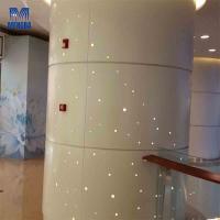 China Stadiums Aluminium Exterior Wall Cladding 1mm / 2mm Thickness Column Cover for sale