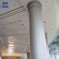 China Stadiums Aluminium Exterior Wall Cladding 1mm / 2mm Thickness Column Cover for sale