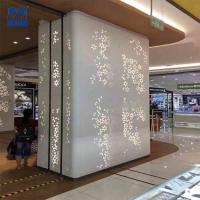 China Stadiums Aluminium Exterior Wall Cladding 1mm / 2mm Thickness Column Cover for sale