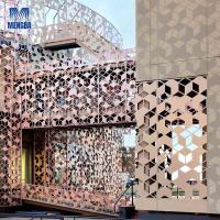China Laser Cutting Aluminium Curtain Wall Panel Wall Cladding Decoration for sale