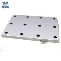 China Customized Aluminium Curtain Wall Punched Plate Cladding Facade for sale