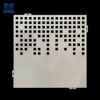 China Customized Aluminium Curtain Wall Punched Plate Cladding Facade for sale