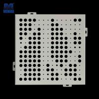 China Customized Aluminium Curtain Wall Punched Plate Cladding Facade for sale