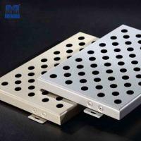 China Customized Aluminium Curtain Wall Punched Plate Cladding Facade for sale