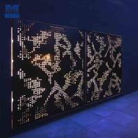 China Customized Aluminium Curtain Wall Punched Plate Cladding Facade for sale