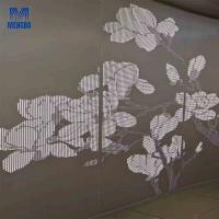 China Customized Aluminium Curtain Wall Punched Plate Cladding Facade for sale