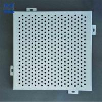 China Customized Aluminium Curtain Wall Punched Plate Cladding Facade for sale