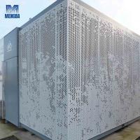 China Customized Aluminium Curtain Wall Punched Plate Cladding Facade for sale