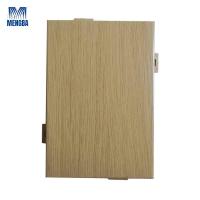 China Airports Aluminium Curtain Wall Wood Grain Panel Customized Size for sale