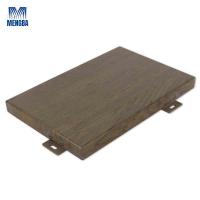 China Airports Aluminium Curtain Wall Wood Grain Panel Customized Size for sale