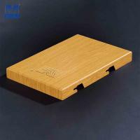 China Airports Aluminium Curtain Wall Wood Grain Panel Customized Size for sale