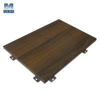 China Airports Aluminium Curtain Wall Wood Grain Panel Customized Size for sale