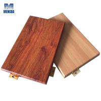 China Airports Aluminium Curtain Wall Wood Grain Panel Customized Size for sale