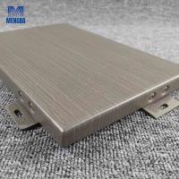 China Airports Aluminium Curtain Wall Wood Grain Panel Customized Size for sale