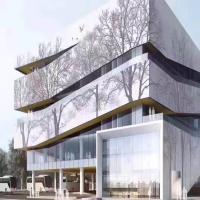 China Modern Aluminium Curtain Wall Cladding Outdoor Exterior Wall System for sale