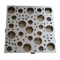 China Building Aluminium Curtain Wall Decorative Screen Partition Perforated for sale