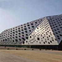 China Building Aluminium Curtain Wall Decorative Screen Partition Perforated for sale