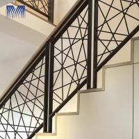China Powder Coated Aluminum Stair Railings For Steps Handrail Exterior for sale