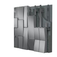 China Art Decorative Aluminum Wall Panels Soundproof Aluminum Cladding Wall for sale