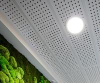 China Metal 3D Aluminium Ceiling Panel Baffle Plate Suspended Stretch for sale
