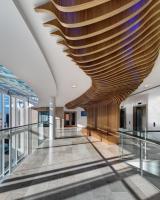 China Indoor Aluminium Suspended Ceiling Tiles Solid Wood Printed Wall Covering Tiles for sale