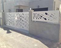 China Commercial Aluminium Profile Gate Aesthetic Aluminum Driveway Gate Lightweight for sale