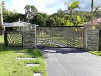 China OEM / ODM Aluminium Double Swing Gates Garden Front Aluminum Gate for sale