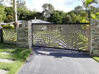 China OEM / ODM Aluminium Double Swing Gates Garden Front Aluminum Gate for sale