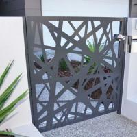 China ODM Aluminum Folding Security Gates Exterior Aluminium Gate Profile Lightweight for sale