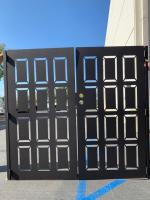 China Large Outdoor Aluminium Profile Gate Powder Coated Waterproof for sale