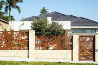 China OEM Aluminium Sliding Driveway Gates Yard Aluminum Profile Door for sale