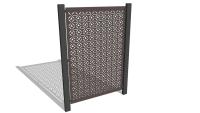 China Square Aluminium Profile Gate Fireproof Outdoor Aluminum Estate Gates for sale