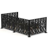 China Aluminum Indoor Panel Screen Room Divider Artistic Or Decorative for sale